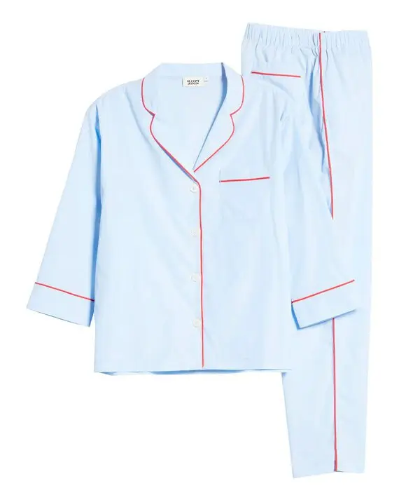 Sleepy Jones Marina End On End Cotton Pajamas