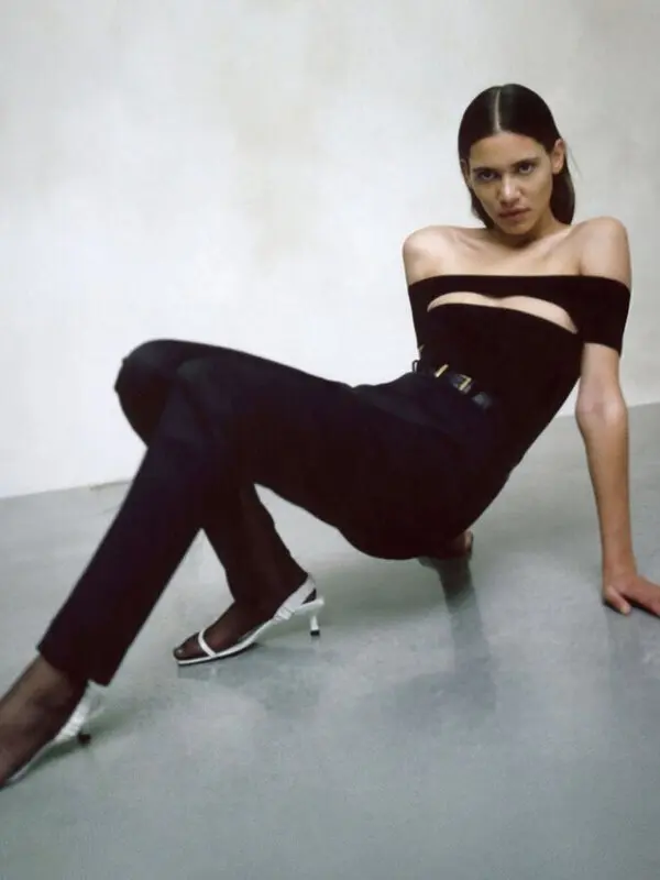 Khaite Talie Off-the-shoulder Bodysuit