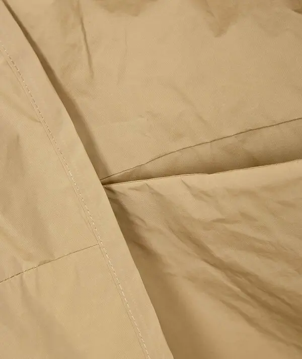 KASSL EDITIONS Tafta Camel Belted Shell Coat