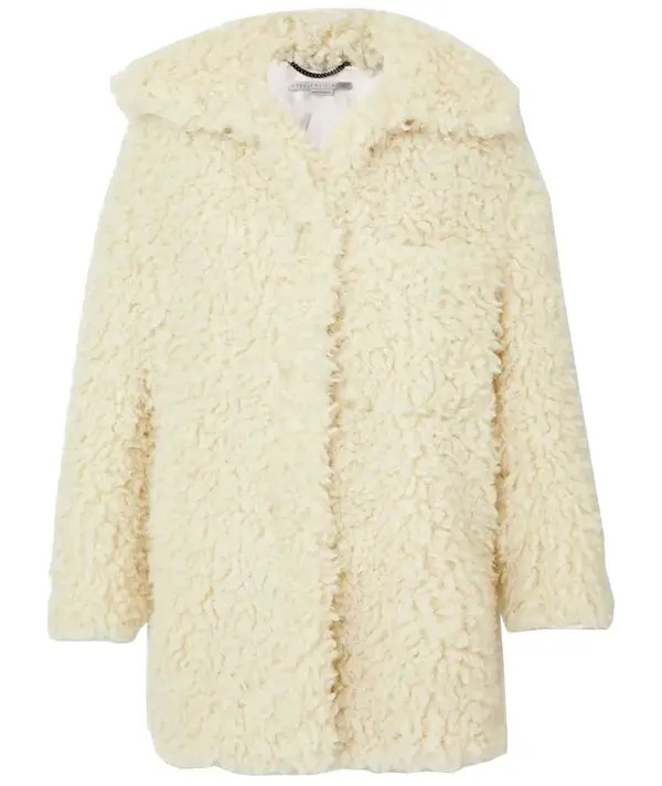 Stella McCartney Oversized Faux Shearling Coat