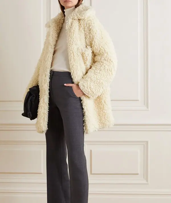 Stella McCartney Oversized Faux Shearling Coat
