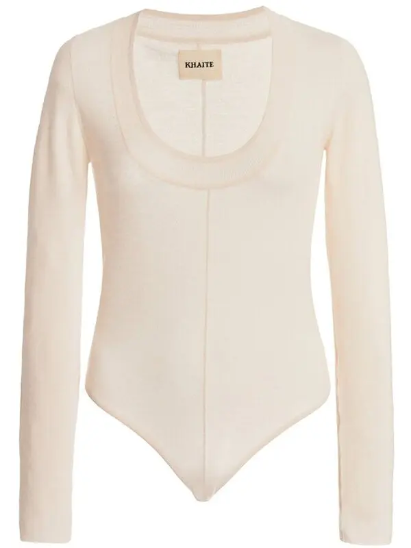 Khaite Clover Merino Bodysuit