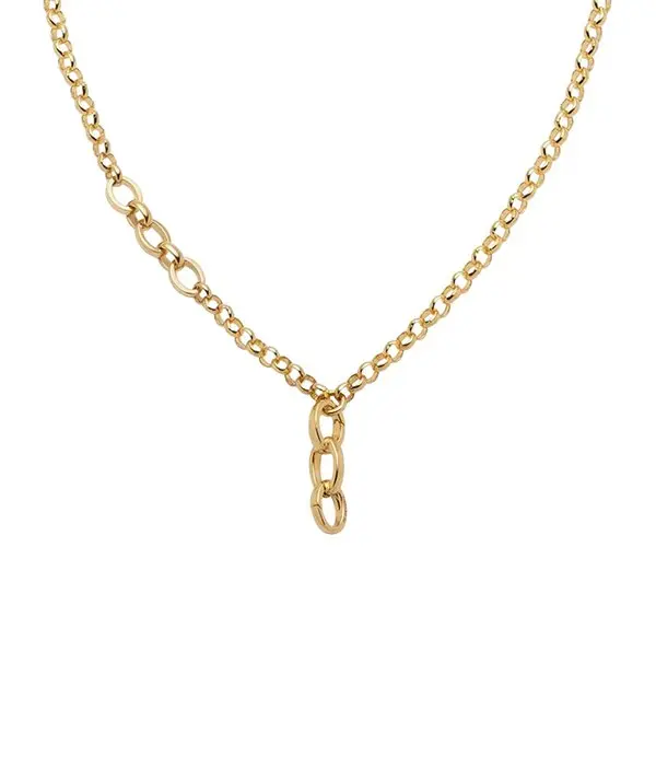 FOUNDRAE Medium Belcher Chain Flexible Extension Necklace