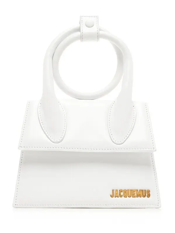 Jacquemus Le Chiquito Noeud Leather Shoulder Bag