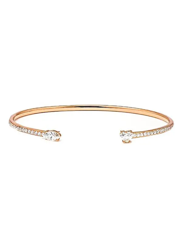 ANITA KO 18-karat Rose Gold Diamond Cuff