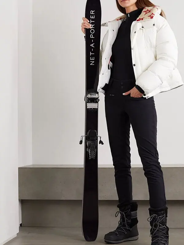 Perfect Moment Oslo Printed Faux Fur-trimmed Quilted Down Ski Jacket