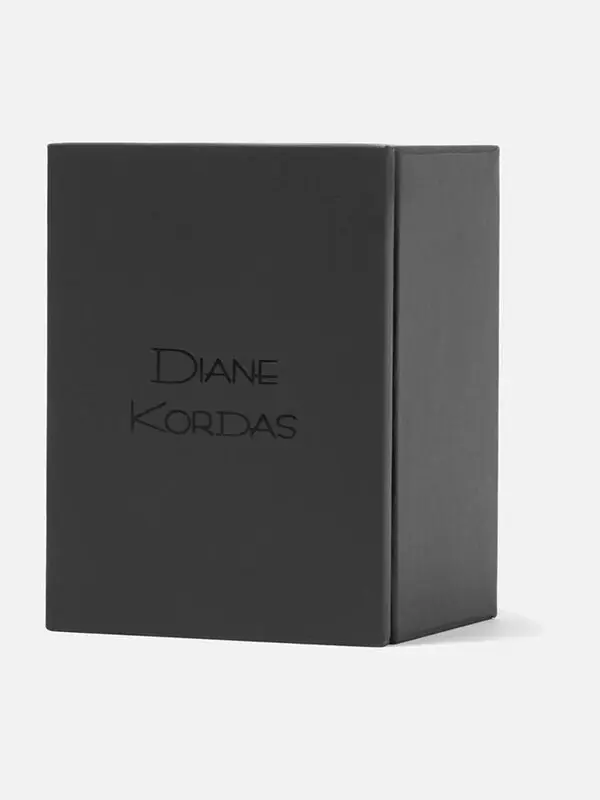DIANE KORDAS Bar 18-karat Rose Gold Diamond Choker