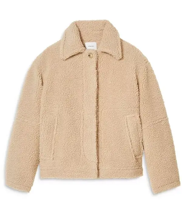 Vince Sherpa Faux Fur Jacket