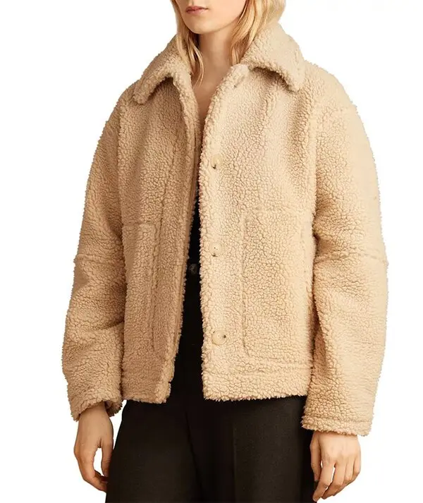 Vince Sherpa Faux Fur Jacket