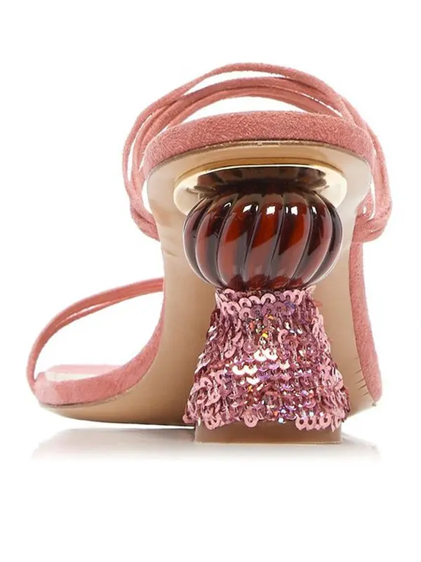 Jacquemus Vallena Suede Mules