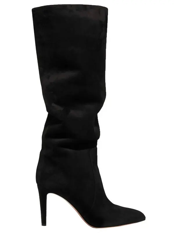 GIANVITO ROSSI 85 Suede Knee Boots