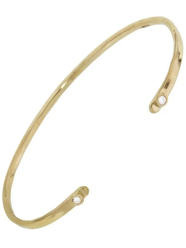 MELISSA JOY MANNING Diamond Forged Yellow Gold Cuff