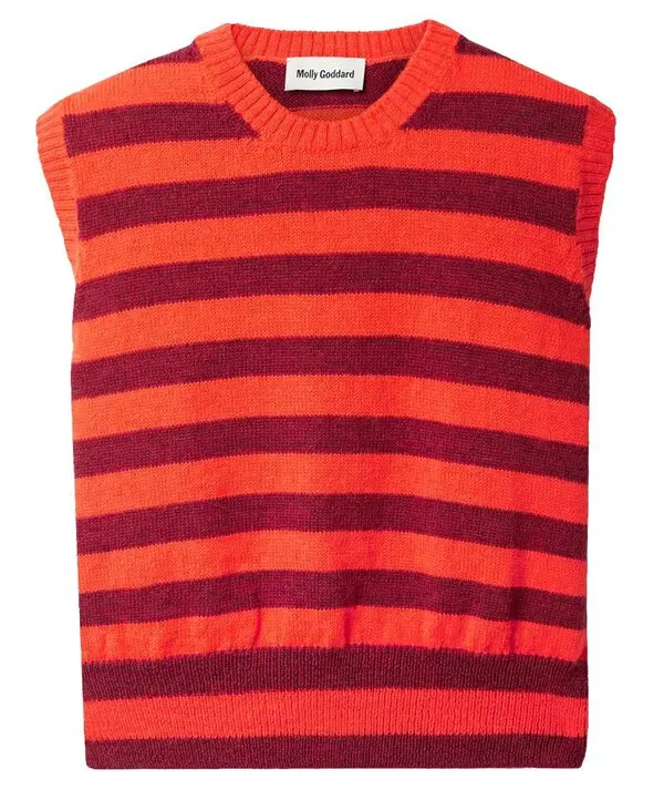 MOLLY GODDARD Claus Striped Wool Tank