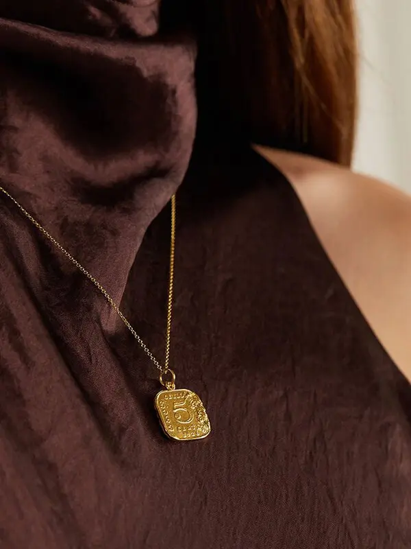 ALIGHIERI The Infernal Storm Gold-plated Necklace