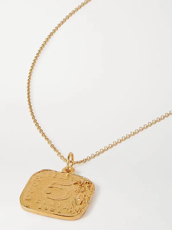 ALIGHIERI The Infernal Storm Gold-plated Necklace