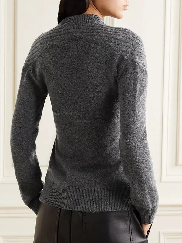 DION LEE Cutout Wool And Cashmere-blend Sweater