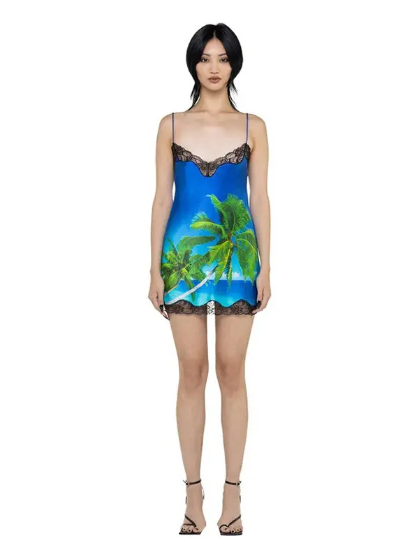 TROPHY WIFE Paradise Silk Slip