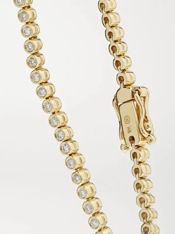 SYDNEY EVAN 14-karat Gold Diamond Bracelet