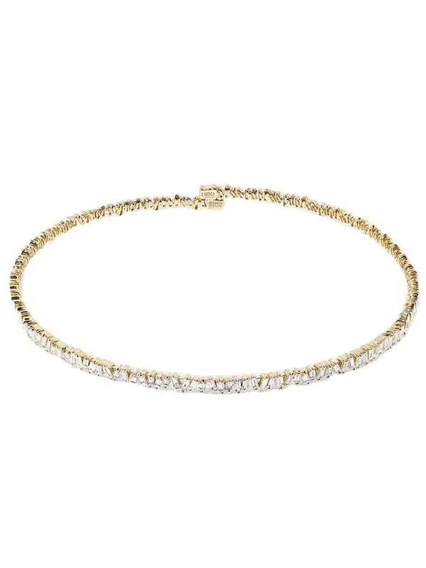 SUZANNE KALAN 18-karat Gold Diamond Choker