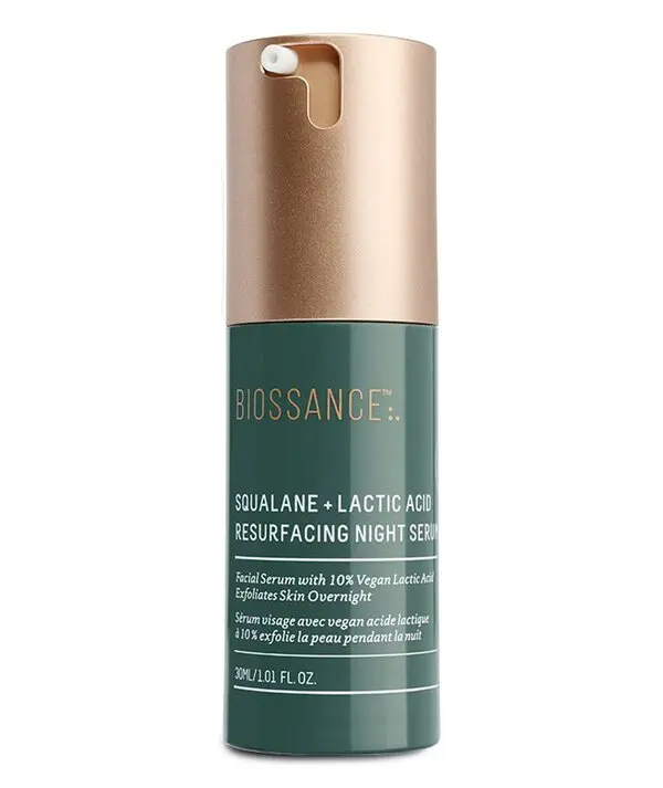 Biossance Squalane + Lactic Acid Resurfacing Night Serum