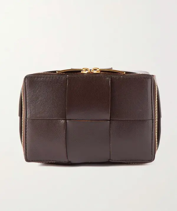 Bottega Veneta Intrecciato Leather Cosmetics Case