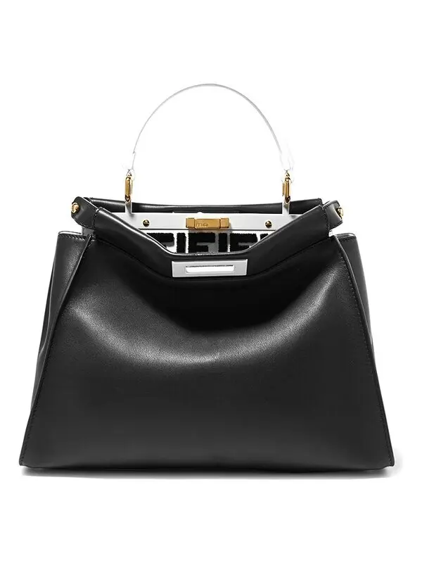 Fendi Peekaboo Leather Tote