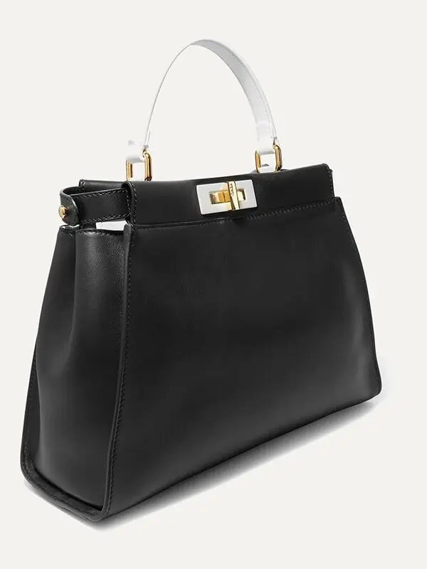 Fendi Peekaboo Leather Tote