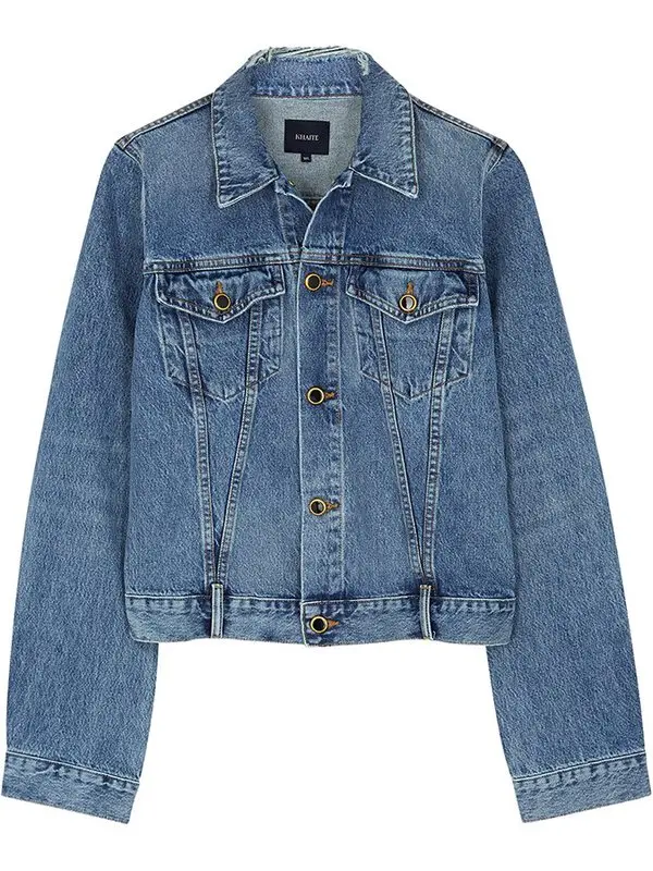 Khaite Richard Blue Denim Jacket