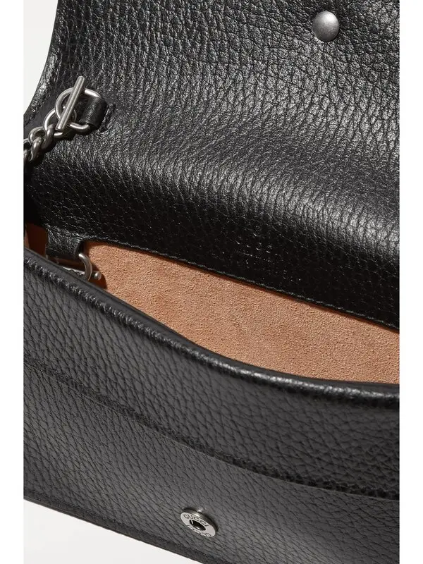 Gucci Net Sustain Dionysus Super Mini Textured-leather Shoulder Bag