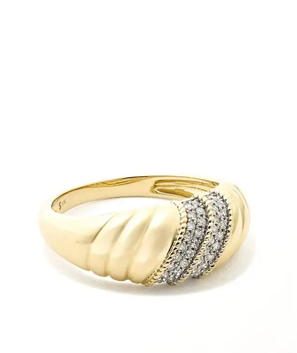 STONE AND STRAND Le Grande Cupola 10-karat Gold Diamond Ring