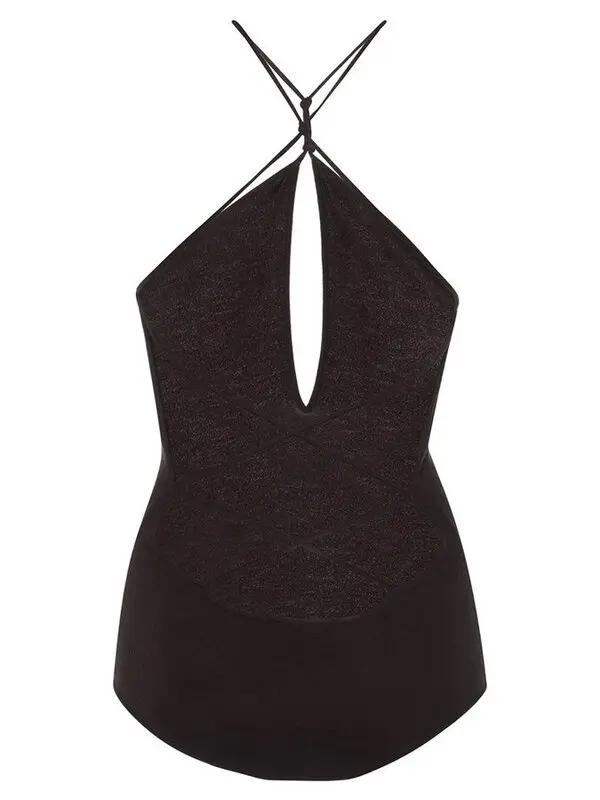 Bottega Veneta Twist Neck Bodysuit