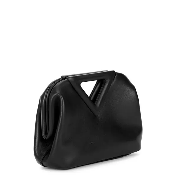 Bottega Veneta Point Small Leather Clutch
