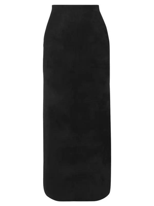 Alaïa Velvet Maxi Skirt