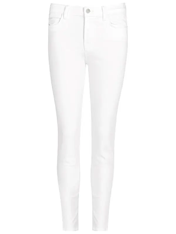 J Brand Alana White Skinny Jeans