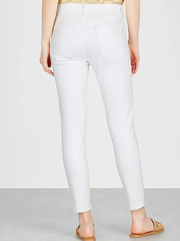 J Brand Alana White Skinny Jeans