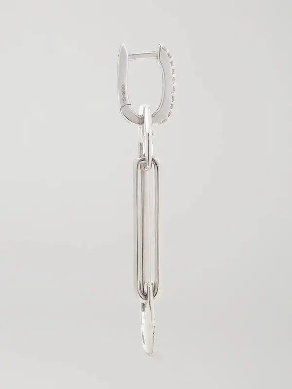 EERA Chiara 18-karat White Gold Diamond Earring