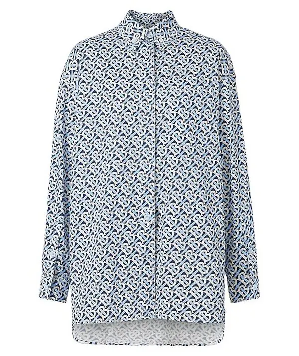 Burberry Tb Monogram Poplin Shirt
