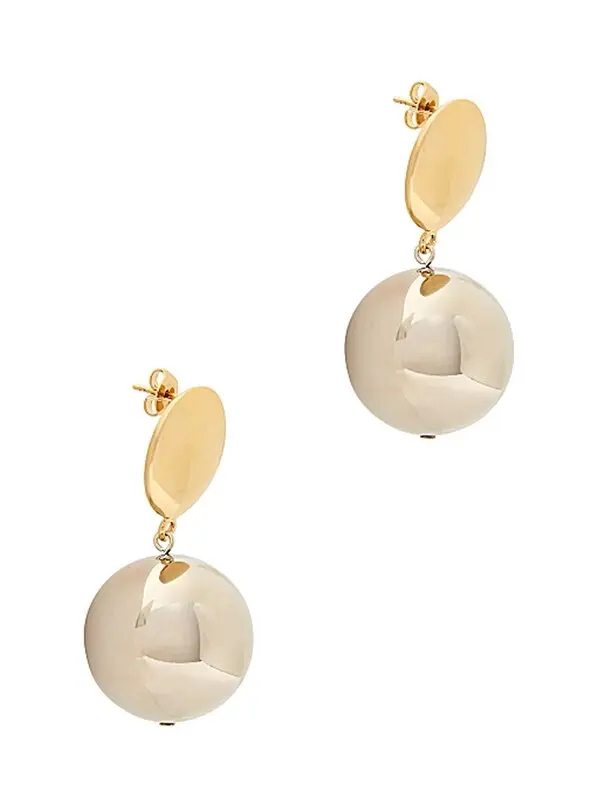 Isabel Marant Dome Gold-tone Drop Earrings