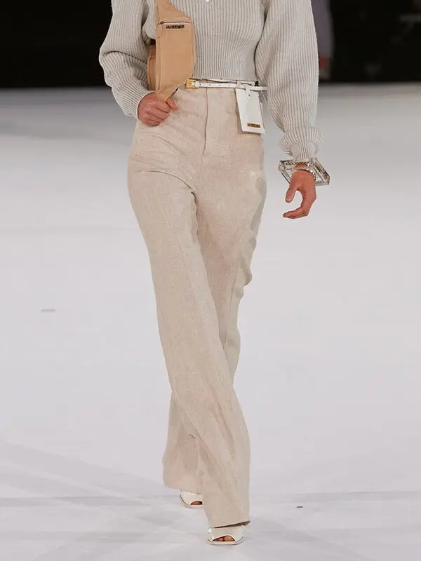 Jacquemus Sauge Woven Wide-leg Pants