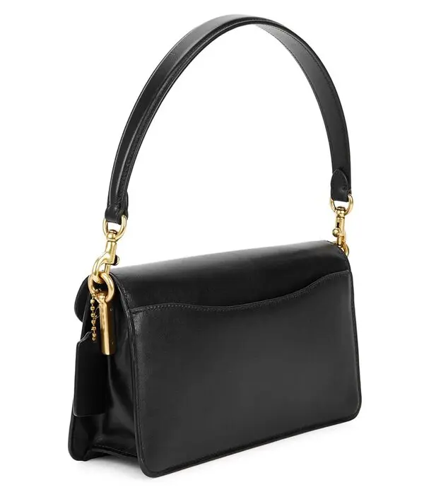 COACH Tabby 26 Black Leather Shoulder Bag