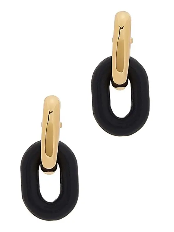 Rabanne Xl Link Gold-tone Drop Earrings