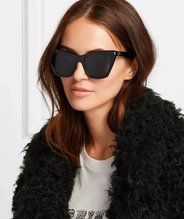 Saint Laurent Kate Cat-eye Acetate Sunglasses