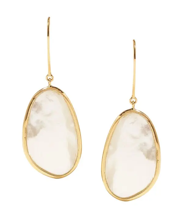 PIPPA SMALL 18-karat Gold Shell Earrings