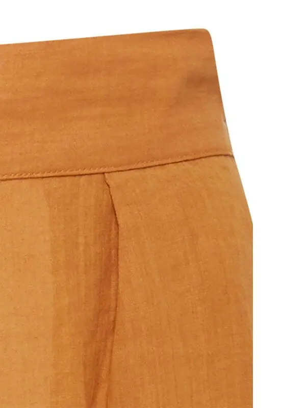Anemone High-rise Ramie Shorts