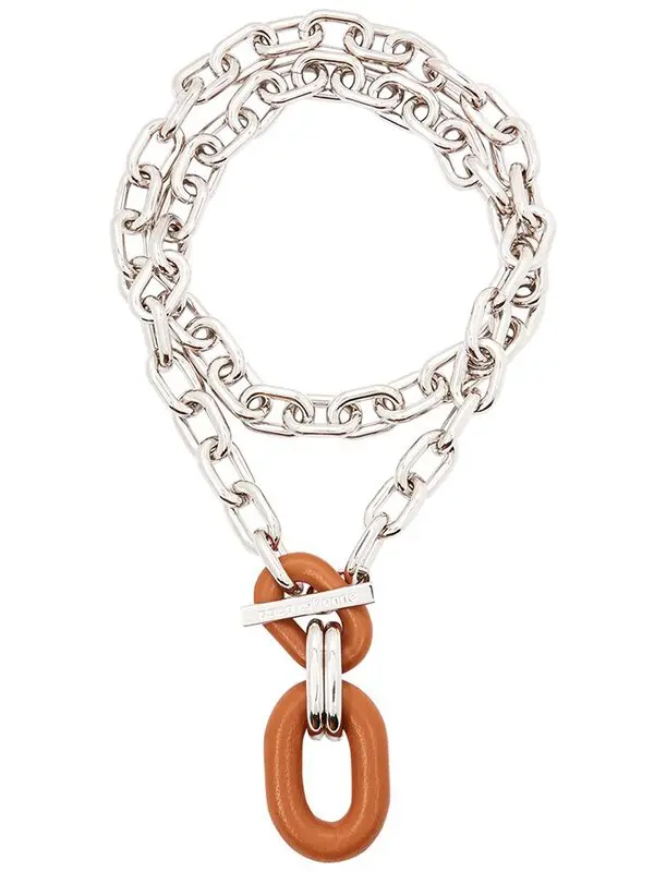 Rabanne Xl Link Silver-tone Chain Necklace