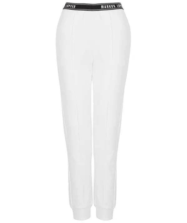 Markus Lupfer Hayden White Slim-leg Cotton Sweatpants