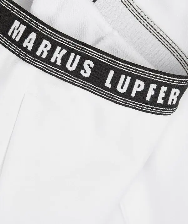 Markus Lupfer Hayden White Slim-leg Cotton Sweatpants