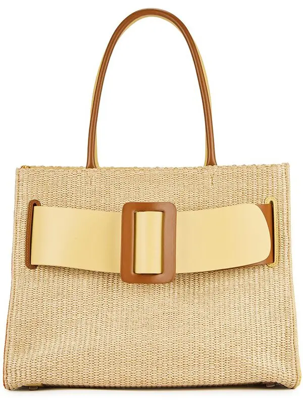 Boyy Bobby 36 Raffia Top Handle Bag