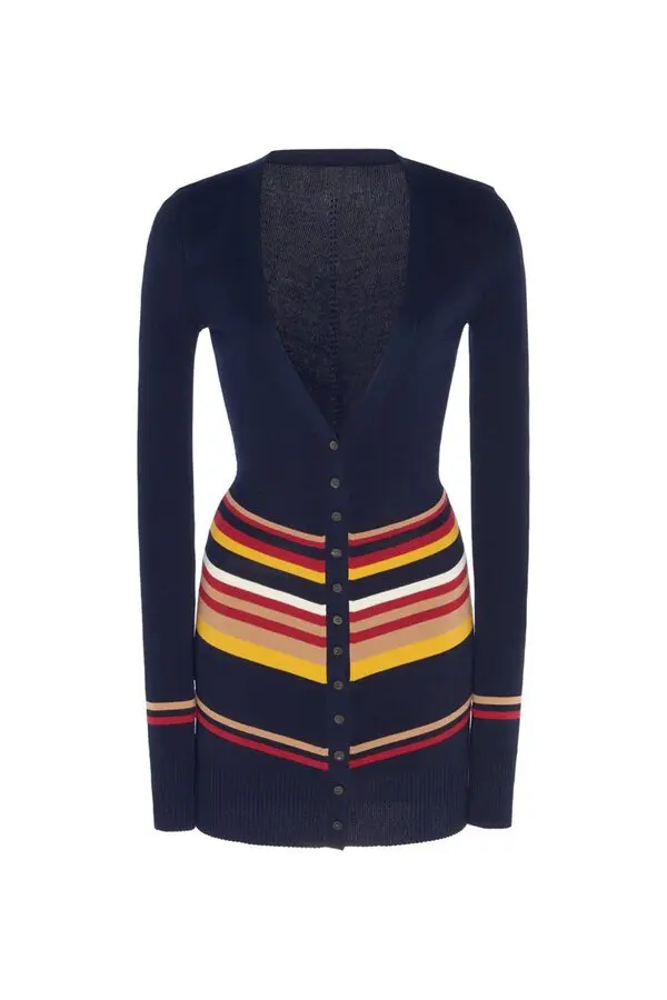Victoria Beckham Striped Cardigan