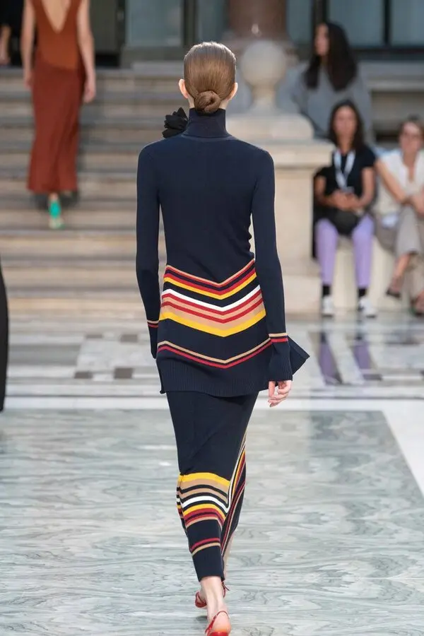 Victoria Beckham Striped Cardigan